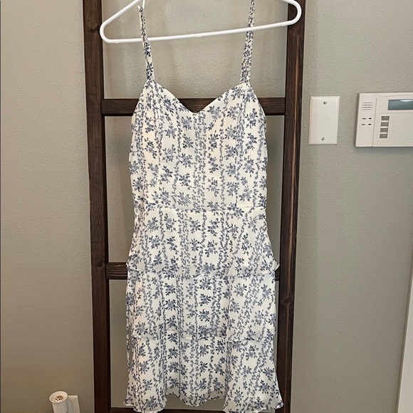 BCX | Dresses | Bcx Blue And White Floral Mini Dress | Poshmark